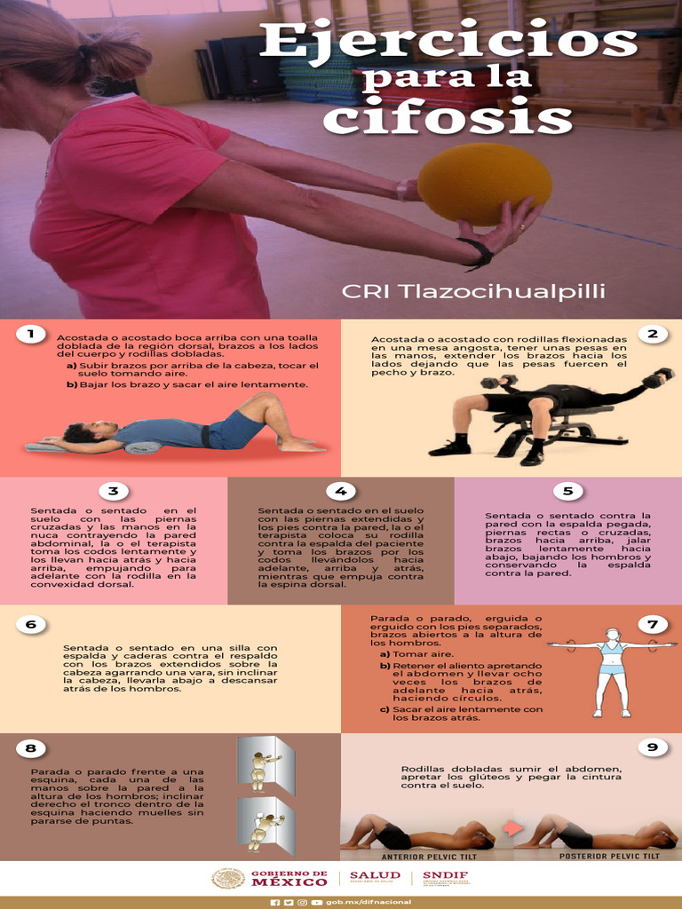 Ejercicios Pro para Cifosis | PDF
