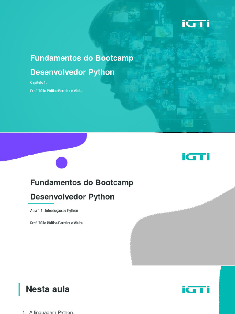 Slides Do Móludo 1 Desenvolvedor Python Pdf Python Linguagem De Programação Linguagem