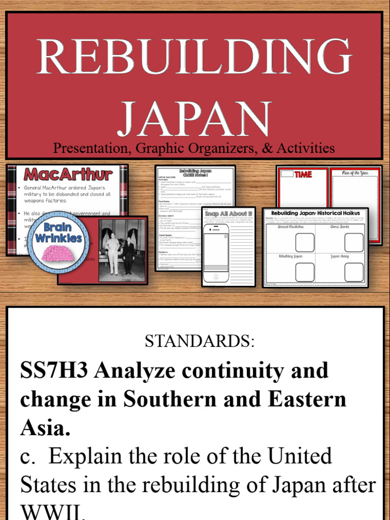 US Role in Rebuilding Japan Post-WWII | PDF | Surrender Of Japan ...