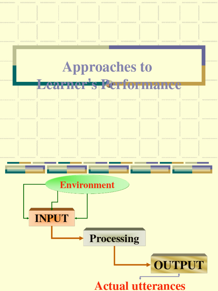 Approaches To Learners' Performance - Contrastive Analysis12 PDF | PDF ... Approaches To Learners' Performance - Contrastive Analysis12 PDF | PDF ...