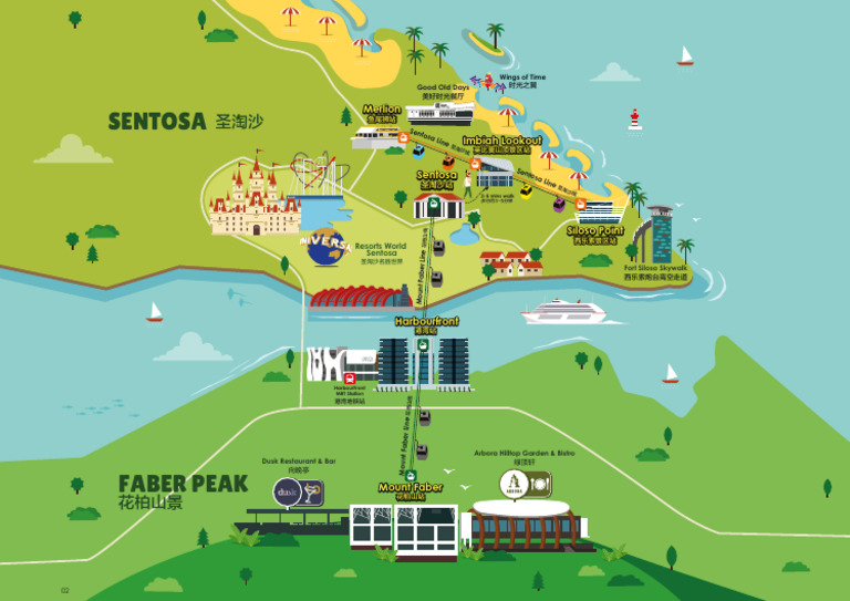 Sentosa Map | PDF
