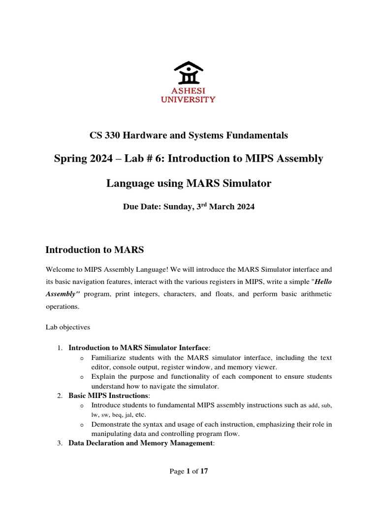 CS 330 - Lab 6 | PDF | Programming | Computer Program