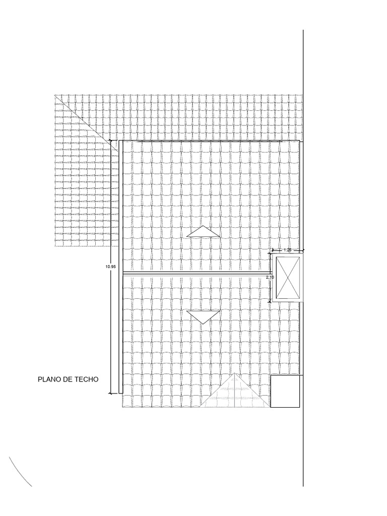 Casa 1 - M41-Plano de Techo | PDF