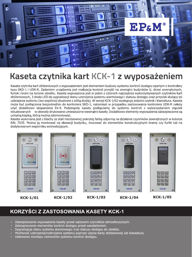 Karta katalogowa_KCK | PDF