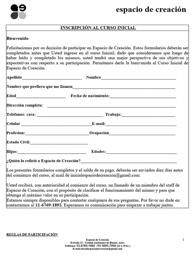 Formularios Inicial | PDF | Psicoterapia | Psicología anormal