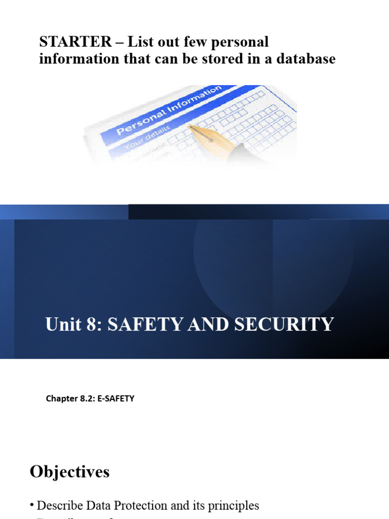 E-Safety and Data Protection Guidelines | PDF | Information Privacy ...