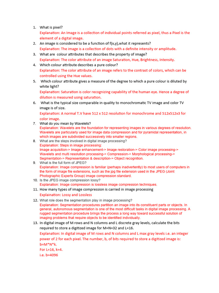 Digital Image Processing Basics | PDF | Rgb Color Model | Data Compression