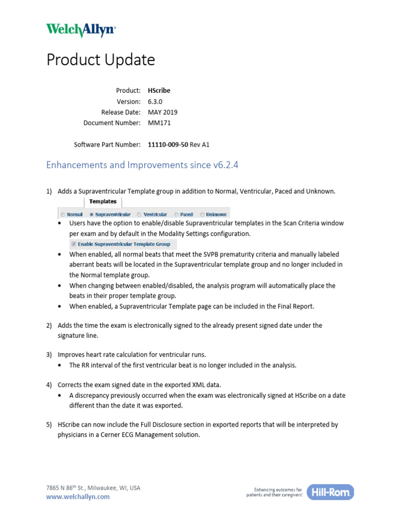 HScribe 6.3.0 Update for Clinicians | PDF | Microsoft Windows | 64 Bit Computing