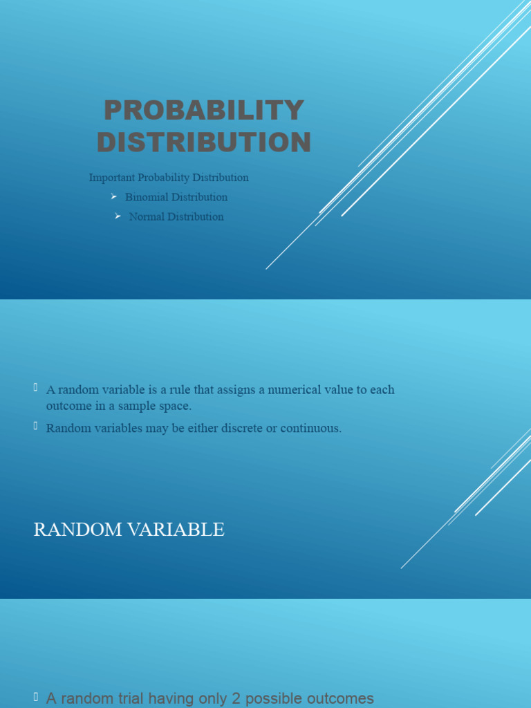 Probability Distribution | PDF | Probability Distribution | Probability