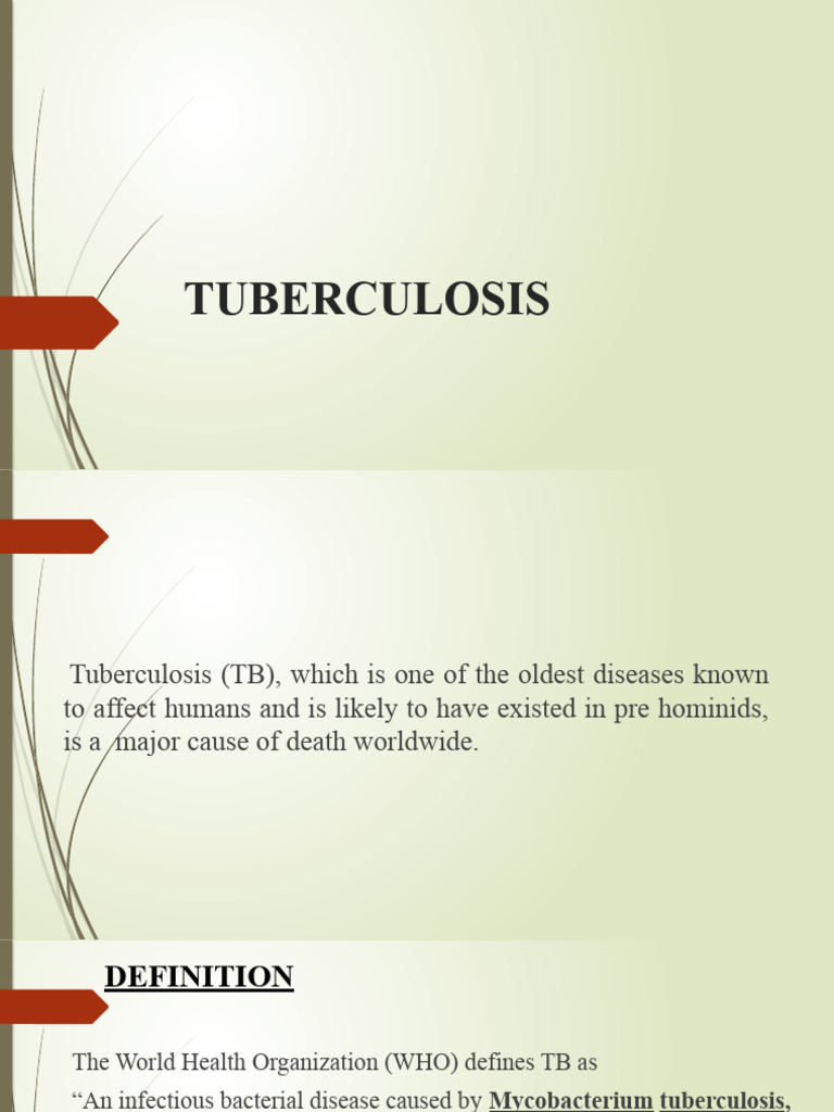 TUBERCULOSIS | PDF | Tuberculosis | Mycobacterium