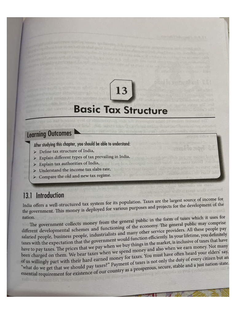 Basic Tax Structure | PDF
