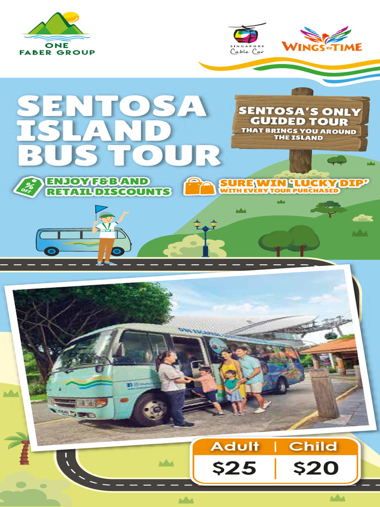 Sentosa Island Bus Tour Brochure | PDF