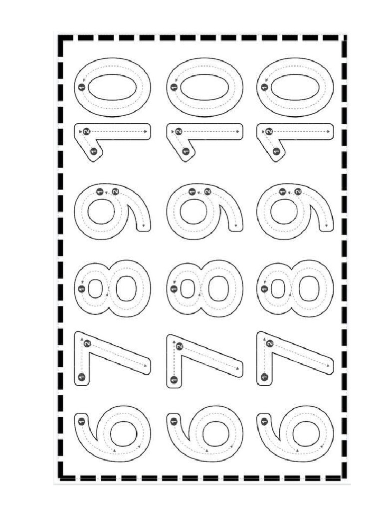 Numeros 0 Al 10 | PDF