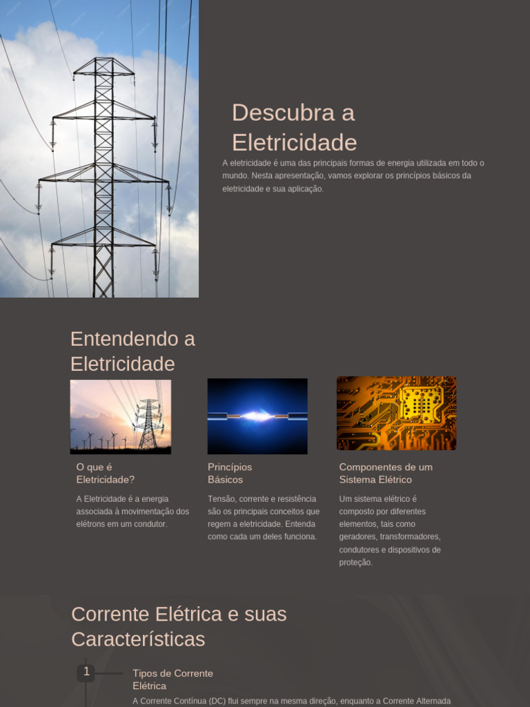 Descubra A Eletricidade | PDF | Eletricidade | Corrente alternada