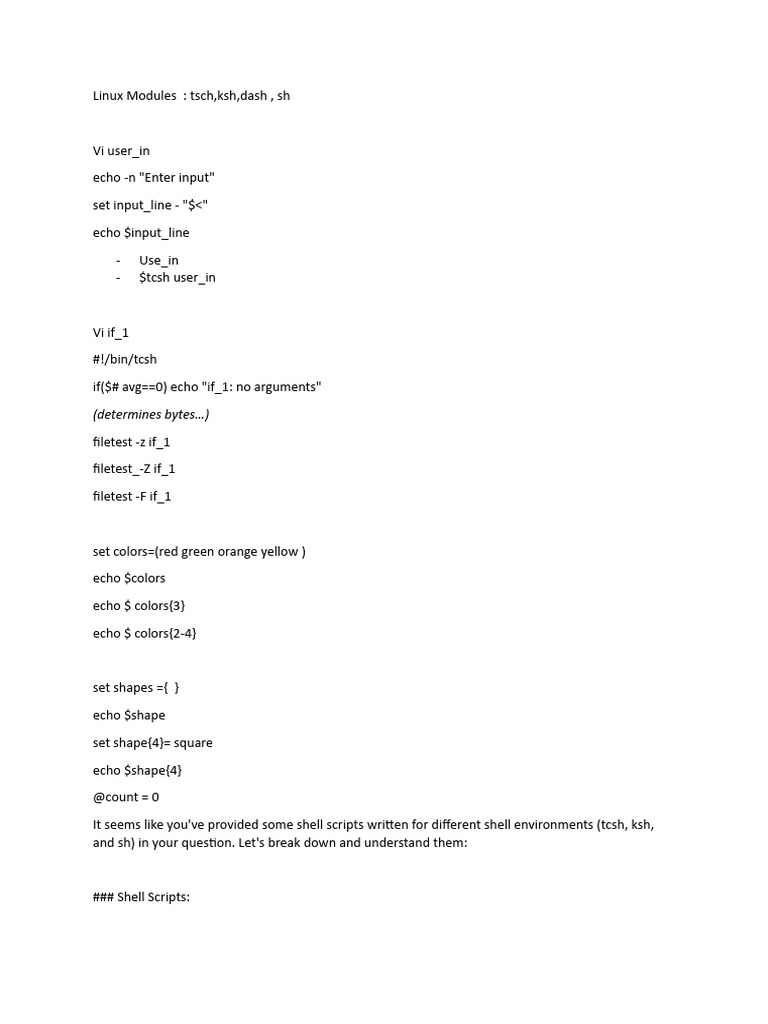 Linux Modules | PDF | Unix