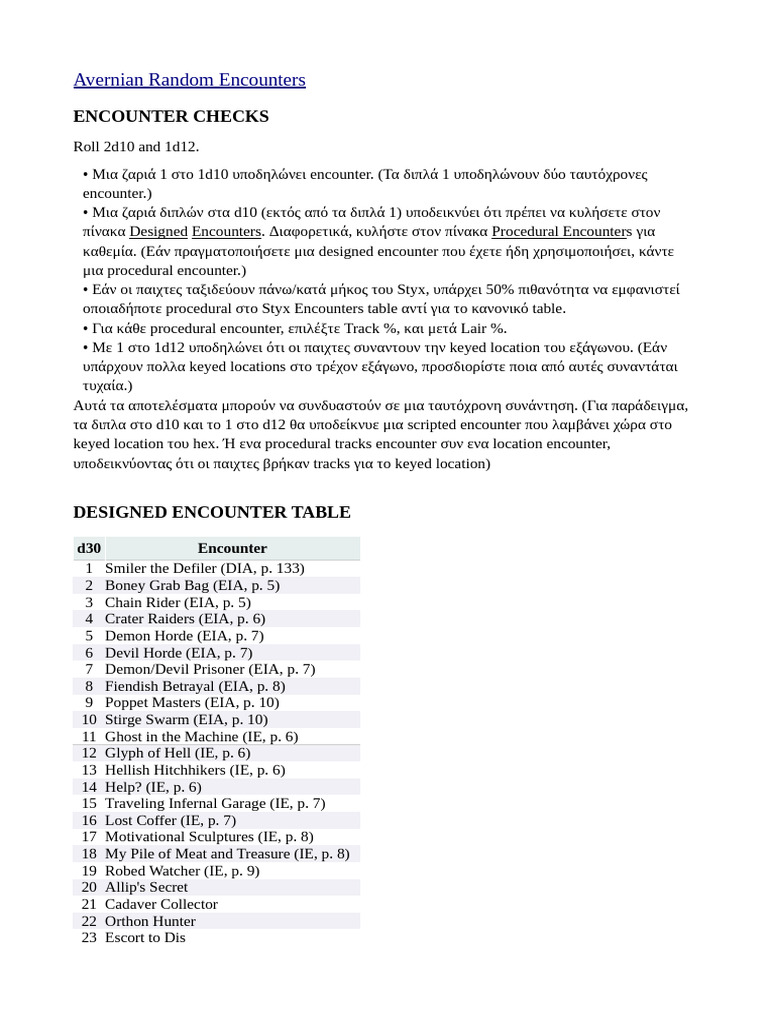 4 Encounters | PDF