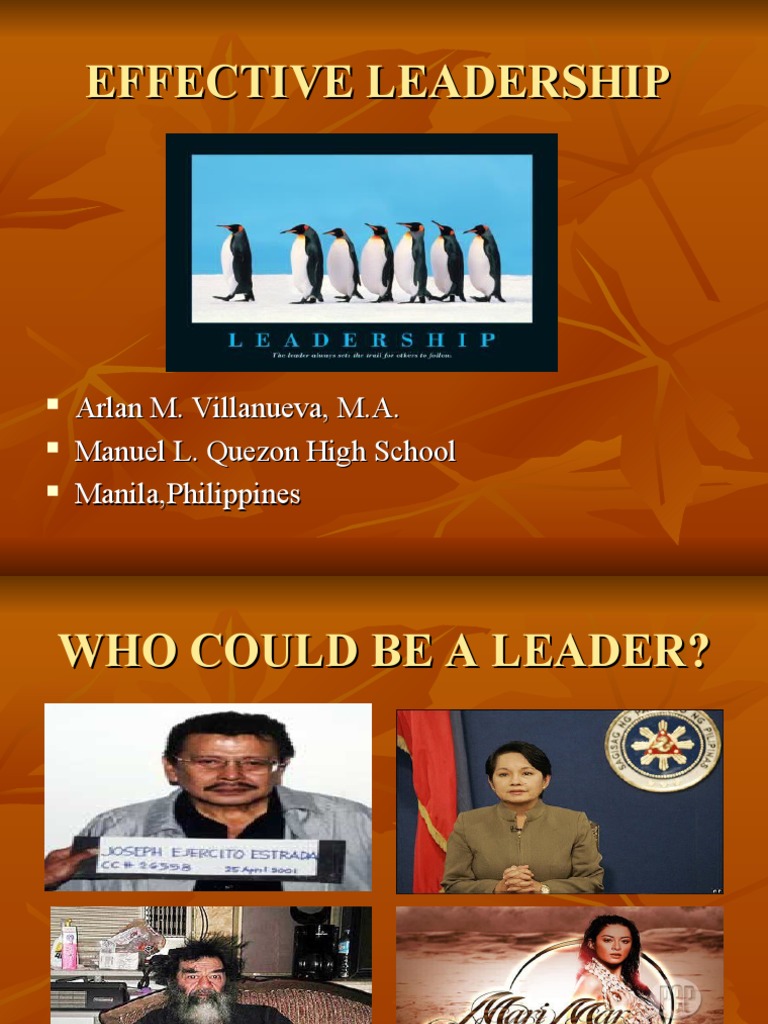 Effective Leadership | PDF