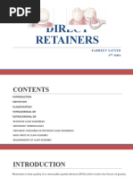 Direct Retainers | PDF | Dentistry Branches