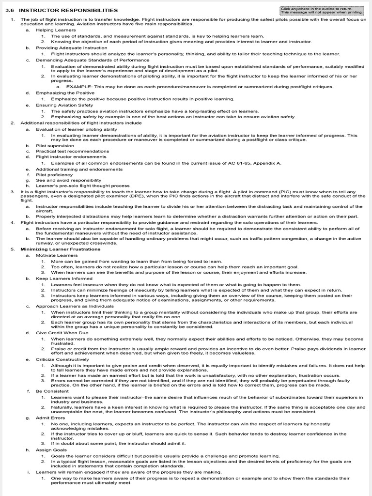 Gleim FAA Fundamentals of Instructing Test Prep Online 2 | PDF ...