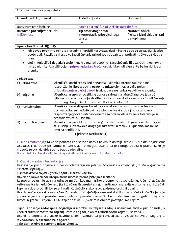 Sanja Lovrencic Kad Je Rijeka Postala Zuta | PDF