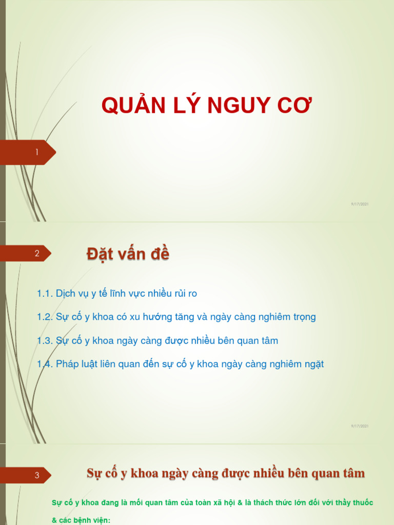 Quan Ly Nguy Co | PDF