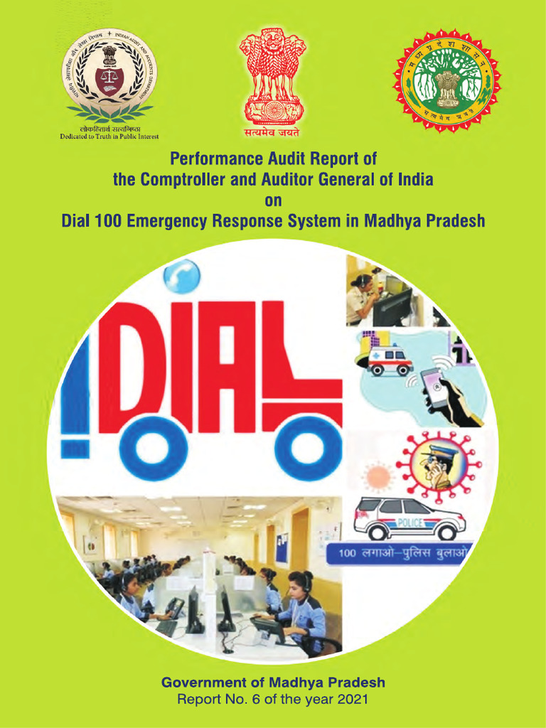 CAG Report No. 6 of 2021 MP DIAL 100 | Download Free PDF | Request For ...