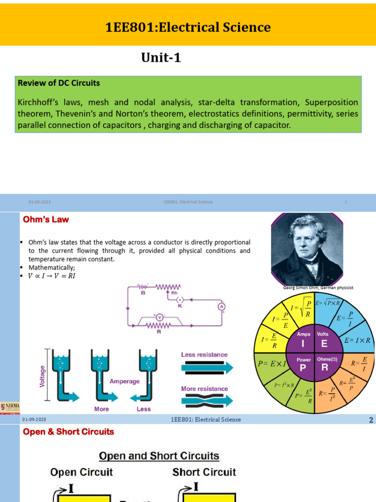 ES Unit-1 | PDF | Capacitor | Capacitance
