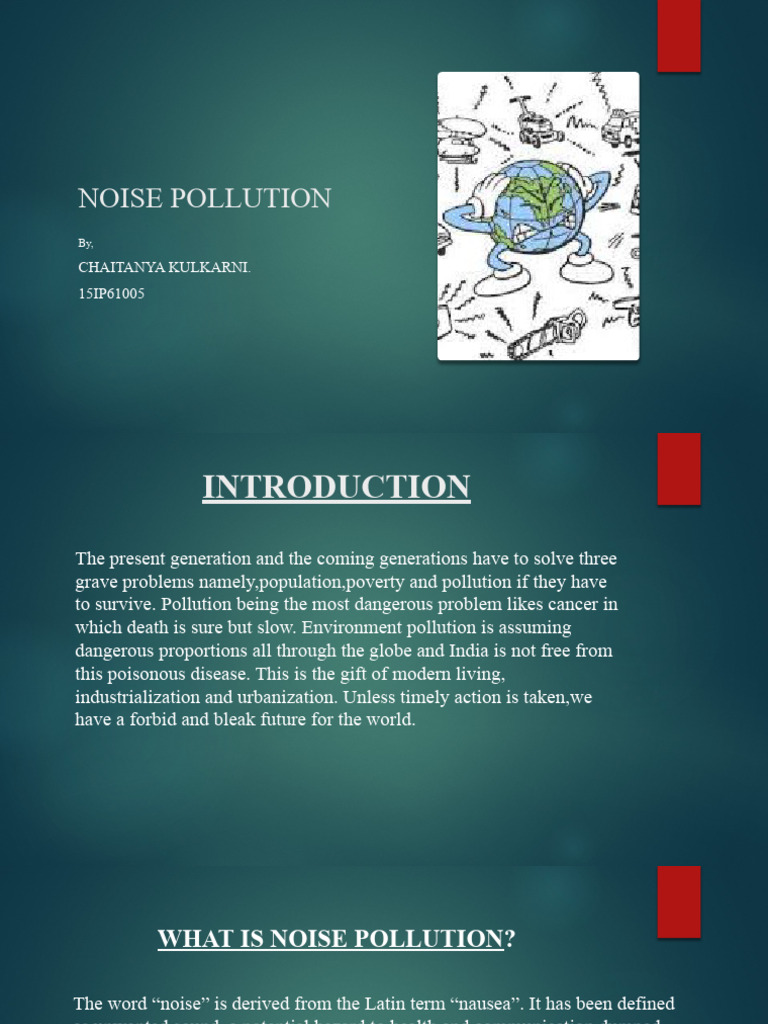 Noise Pollution | Download Free PDF | Pollution | Nuisance