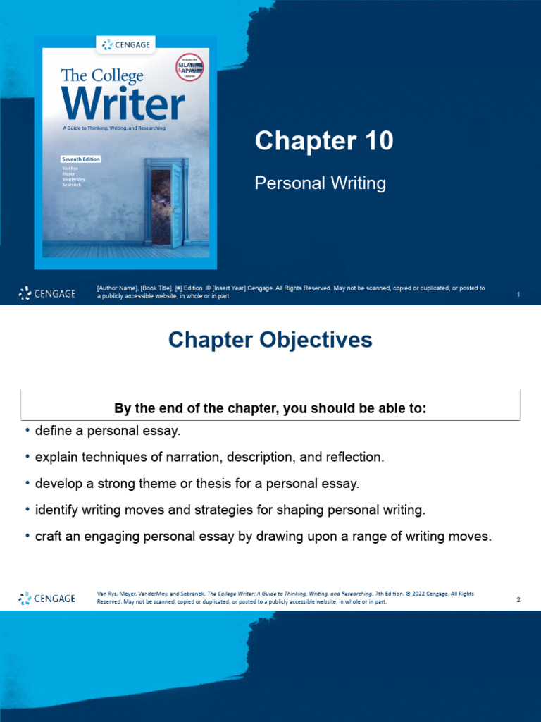 Personal Essay Writing Techniques | PDF | Essays | Narration