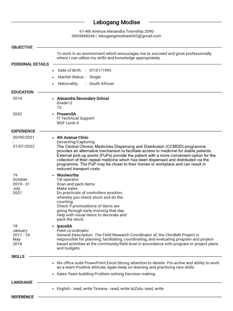 LM CV | PDF | Learning | Cognitive Science