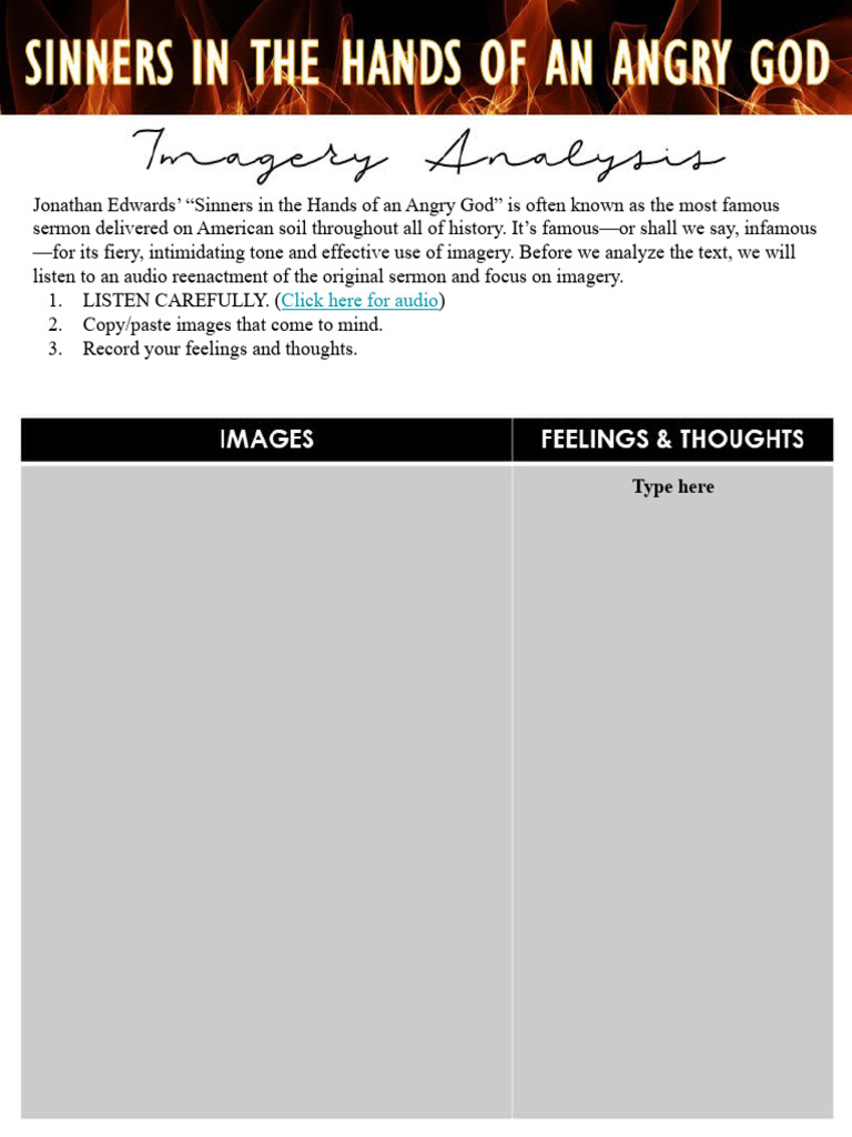 SINNERS Analysis Activities | PDF | Anger | Religious Belief And Doctrine