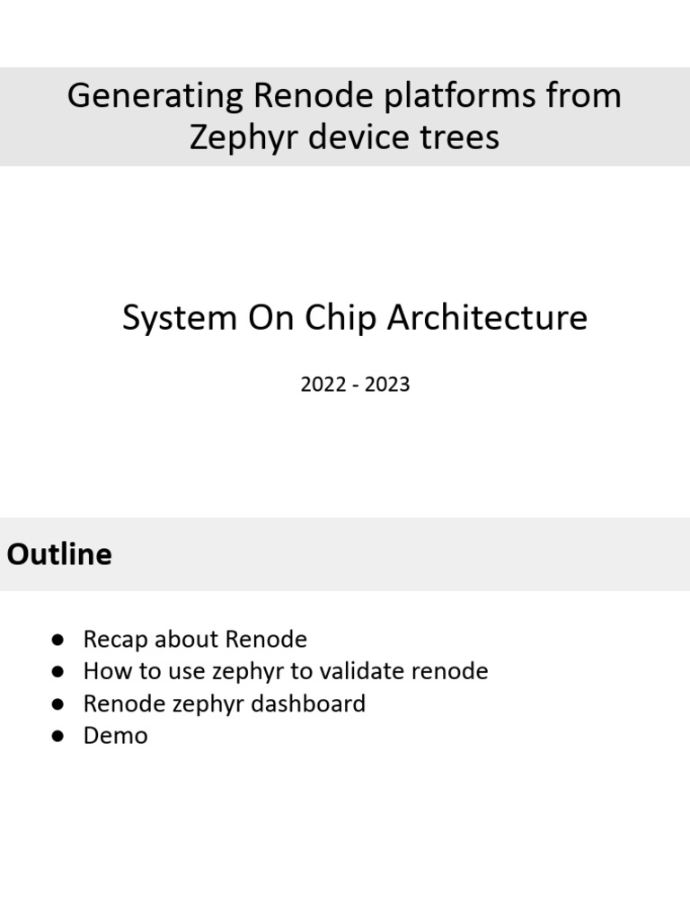 gu-06-wg-zephyr_and_renode | PDF | System On A Chip | Office Equipment