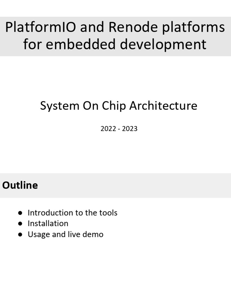 Gu 03 WG Renode Platformio | PDF | Embedded System | Command Line Interface
