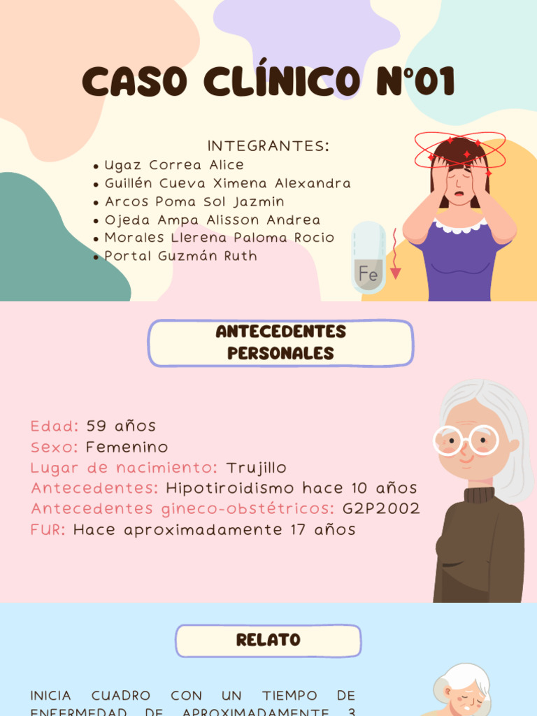 Caso Clínico N°01 | PDF | Glóbulo rojo | Vitamina B12