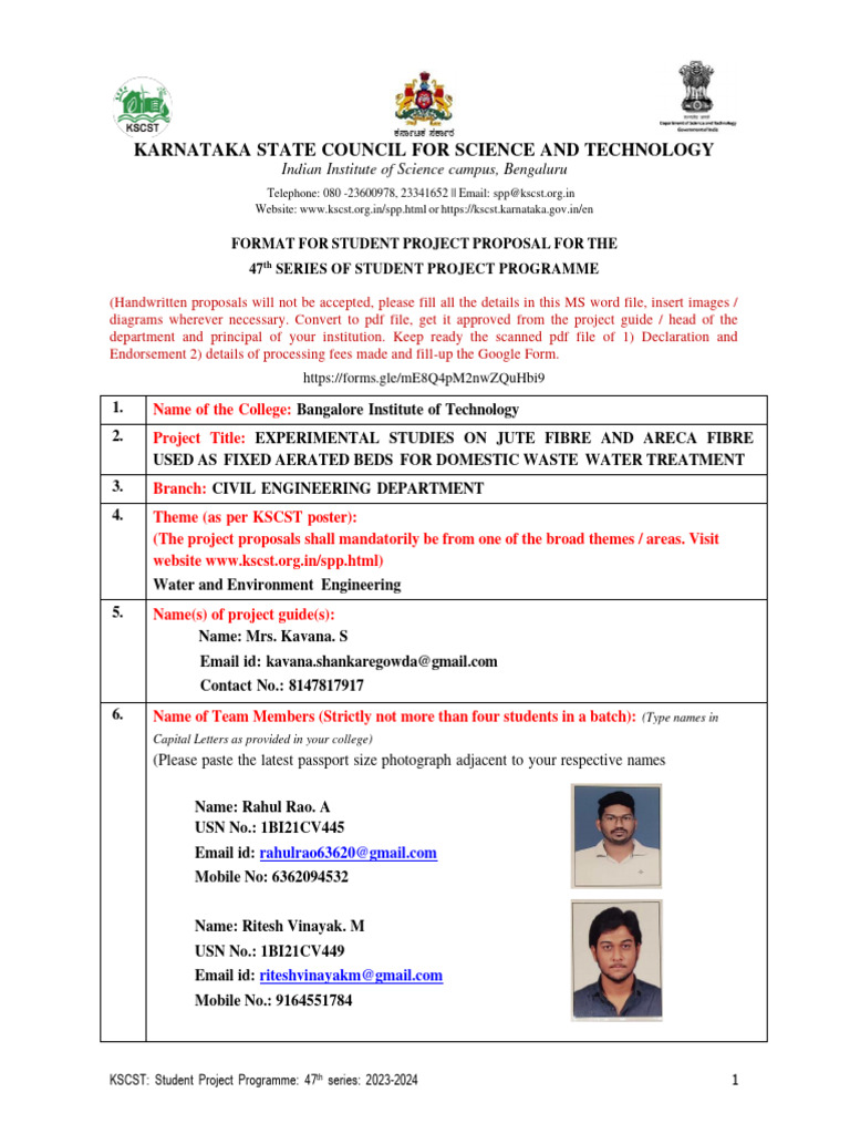 Karnataka State Council For Science and Technology: Indian Institute of ...