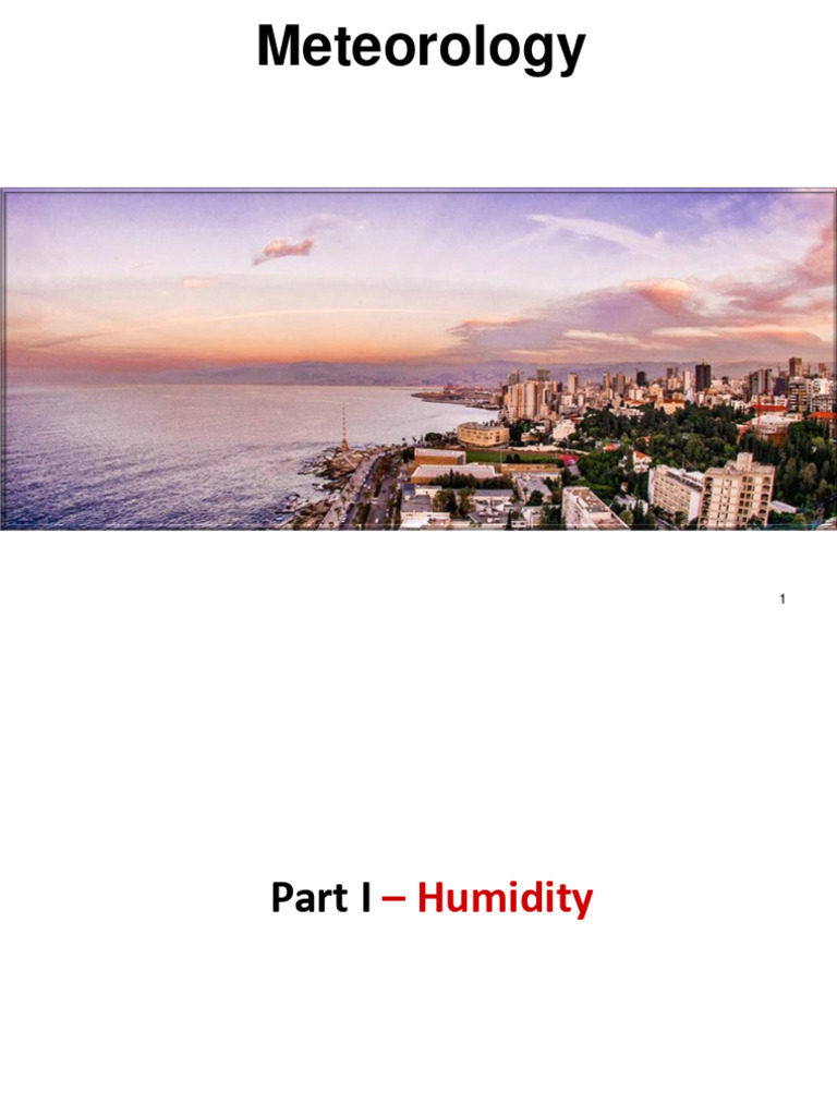 BIOL 252 Laboratory Meteorology (Part I) and Sampling (Part I) Spring 2022 | PDF | Water Vapor ...