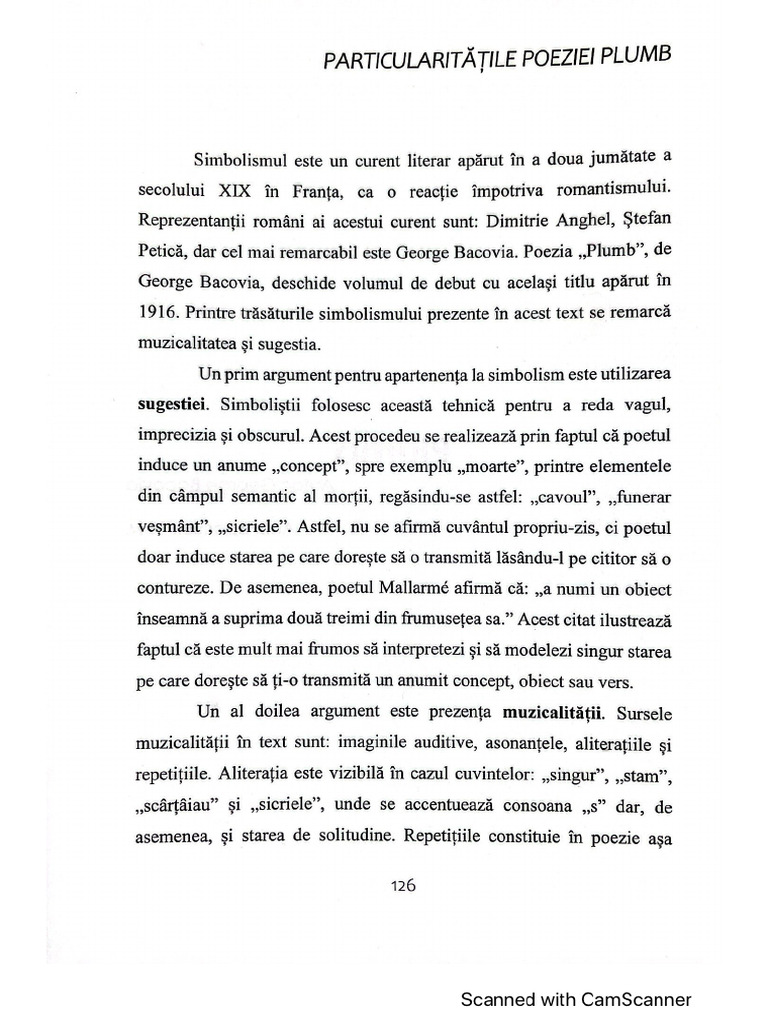Plumb, G. Bacovia | PDF