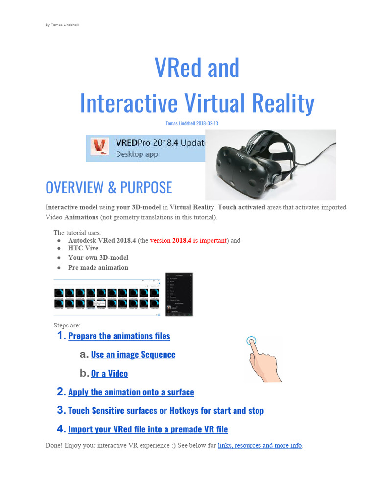 Cópia de VRed and Interactive Virtual Reality | PDF | Virtual Reality | Adobe Photoshop