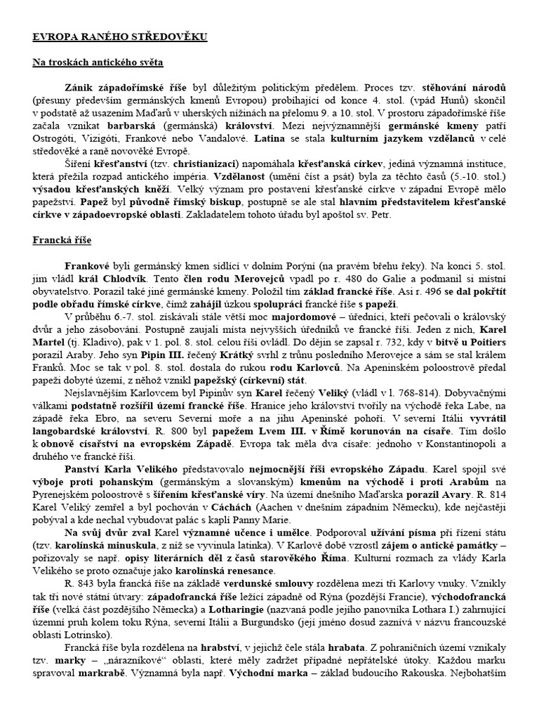 Francká A Byzantská Říše | PDF