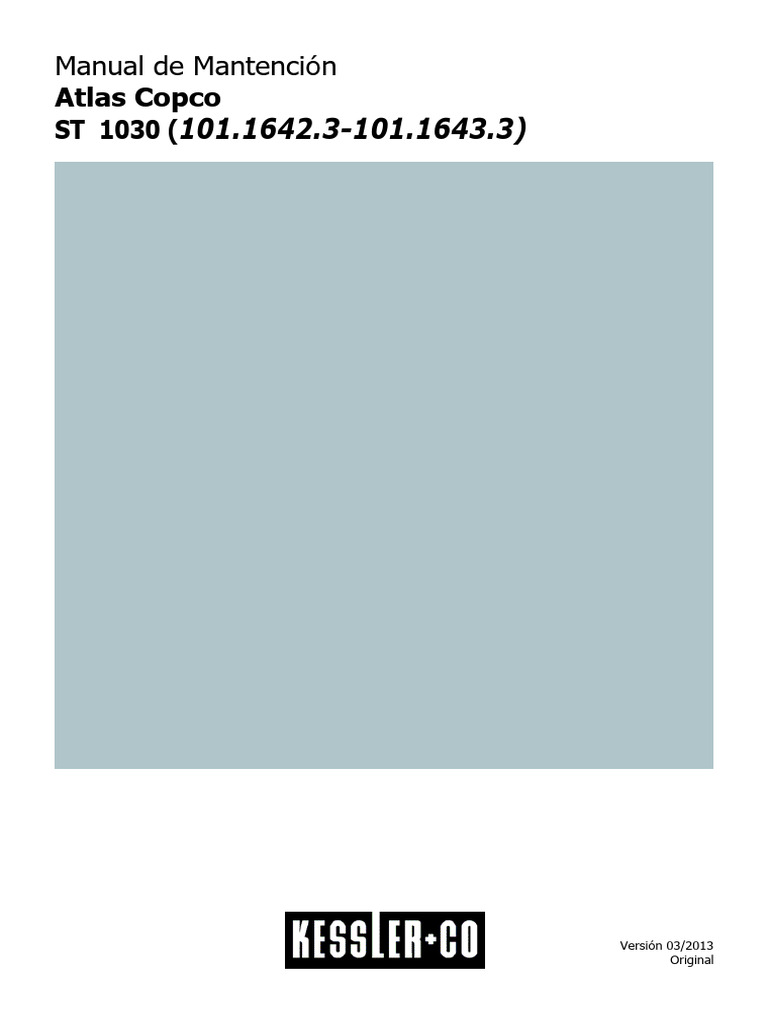 Kessler Axle 101 Service Manual ESPAÑOL | PDF | Engranaje | Tornillo