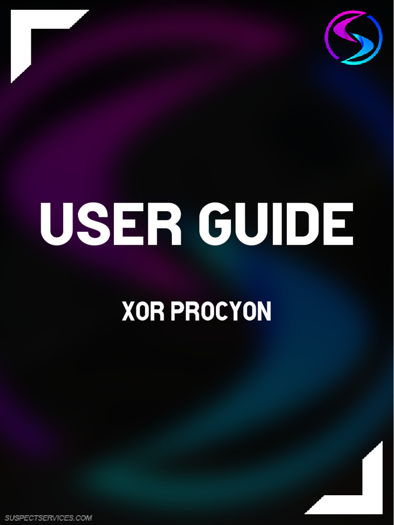 XOR Procyon User Guide 85gasa | PDF