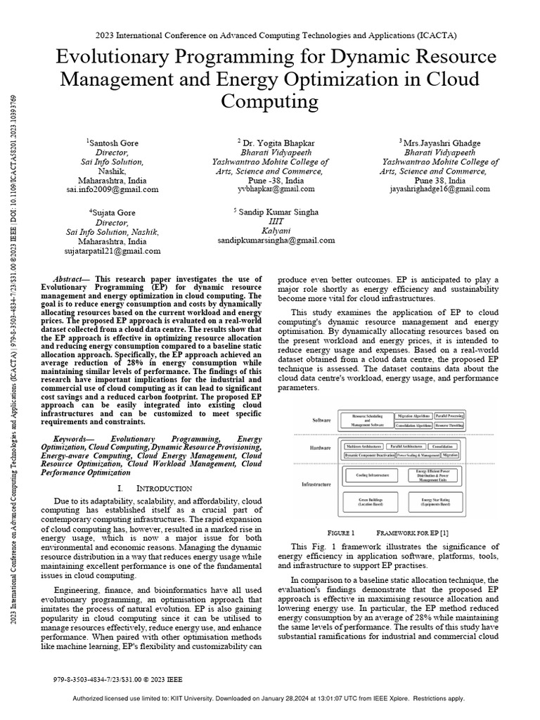 Paper 4 | PDF | Mathematical Optimization | Cloud Computing