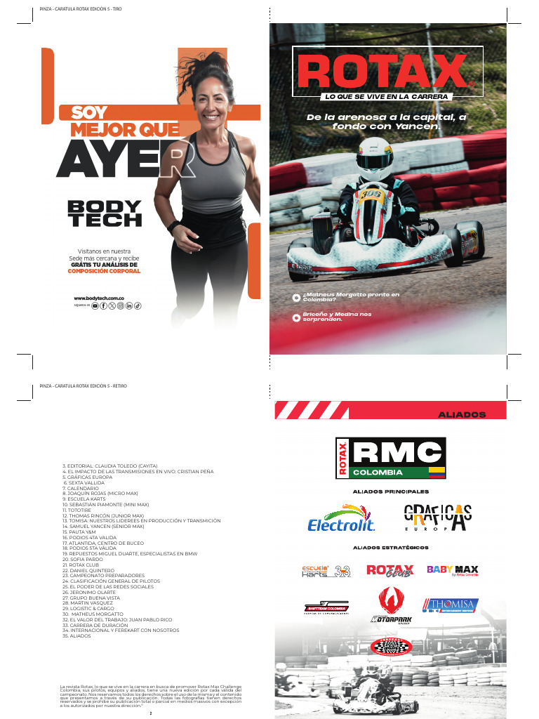 Montaje Revista Rotax Edicion 5 Final 2 Abril | PDF | Colombia | Automovilismo