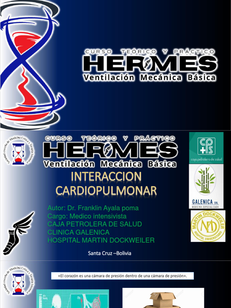 Tema 4 Interacción Corazon-pulmon | PDF | Corazón | Pulmón