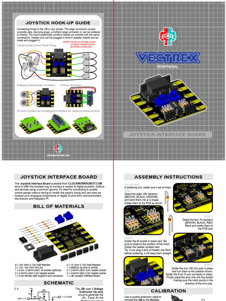 Joystick Interface Board Guide | PDF | Electrical Connector ...
