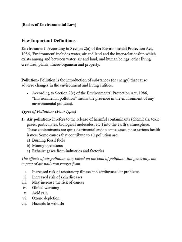 Basics Of Environmental Monitoring