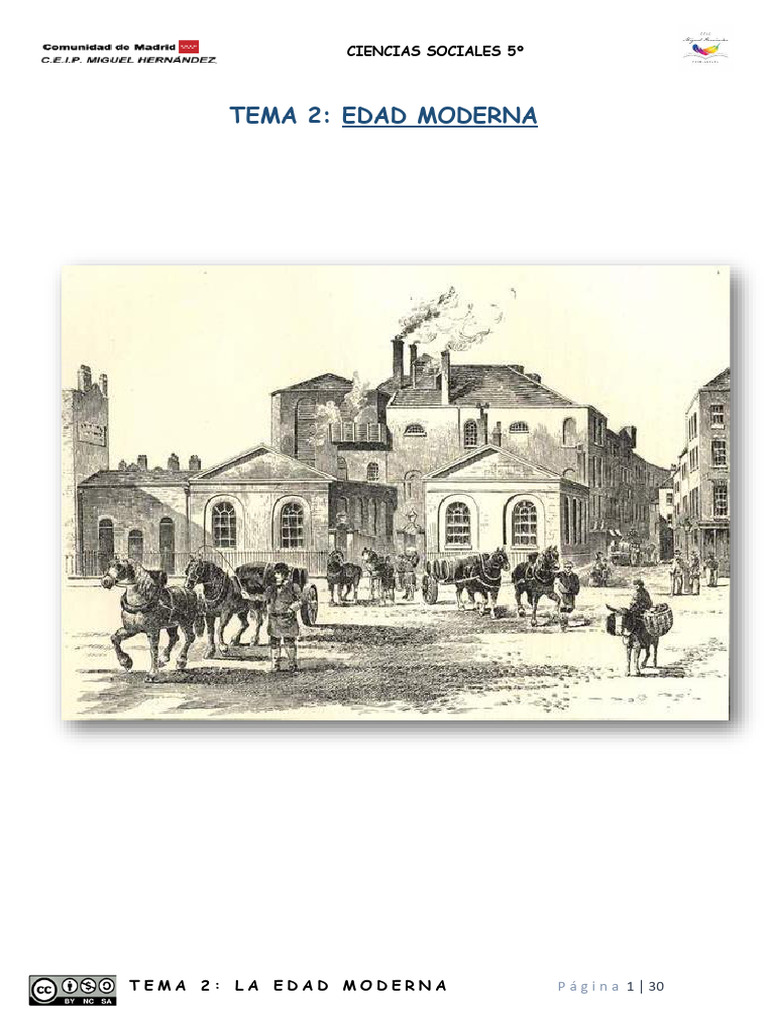 TEMA 2 EDAD MODERNA 5o P | PDF | Período moderno temprano | España