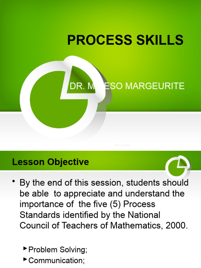 Process Skills - For Class 24 | PDF | Mathematics | National Council Of ...