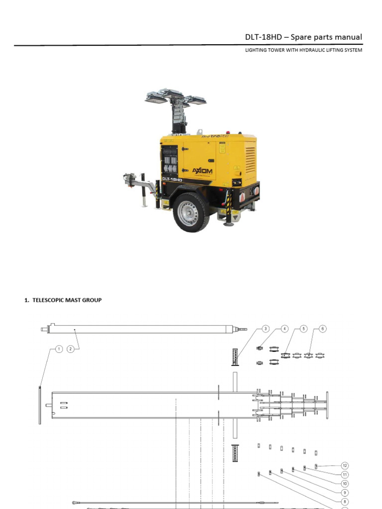 DLT-18HD Spare Parts Manual | PDF | Electrical Connector | Relay