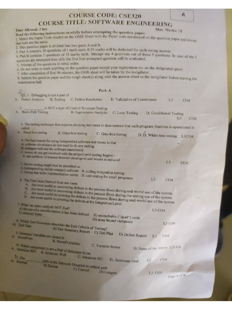 CSE 320 Ete Paper | PDF